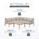 Joss & Main Amina 54" Wide Symmetrical Sectional Seating Group & Reviews | Wayfair